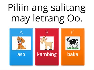 Kindergarten Letrang oo - Aktibidad sa pagtuturo