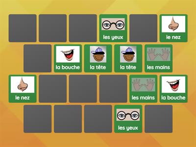 Expressions avec les parties du corps - Teaching resources