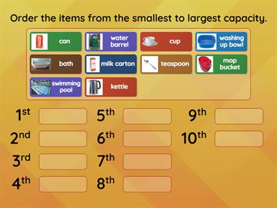 Capacity - Teaching resources