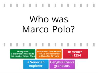 Marco polo - Teaching resources