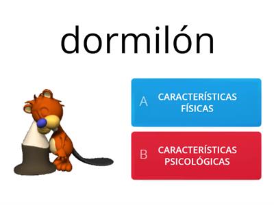 Características físicas y psicológicas - Recursos didácticos