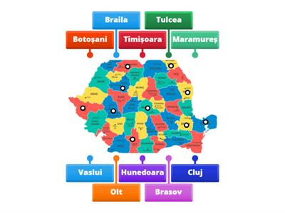 Judetele romaniei - Resurse didactice