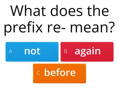 Prefix and suffix review grade 8 - Teaching resources