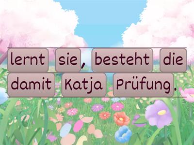 Damit um zu - Unterrichtsmaterialien