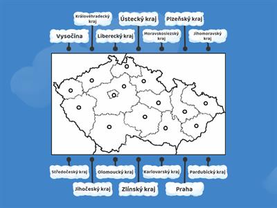 Slepá mapa kraje čr - Výukové zdroje