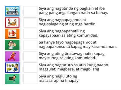 Babala sa paligid - Aktibidad sa pagtuturo