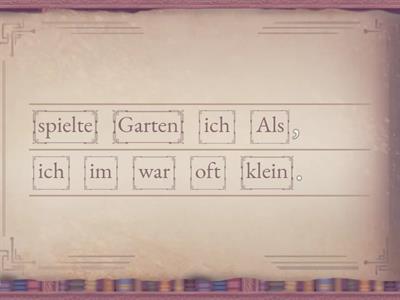 Temporalsatz - Teaching resources