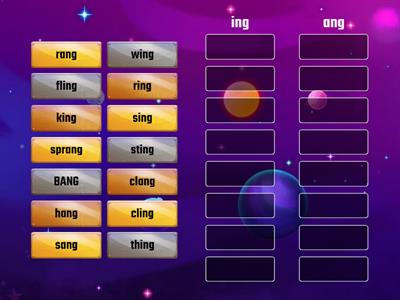 Ing and ang - Teaching resources