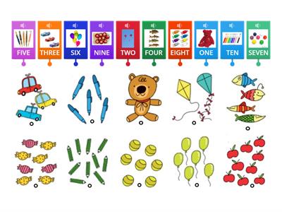 Numbers 1 10 - Recursos didácticos