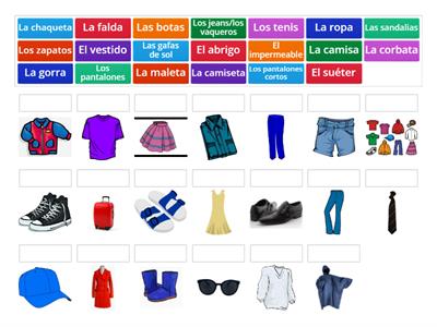 Ropa - Teaching resources