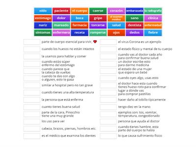 Vocabulario en el consultorio - Teaching resources