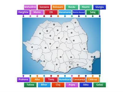 Judetele romaniei - Resurse didactice
