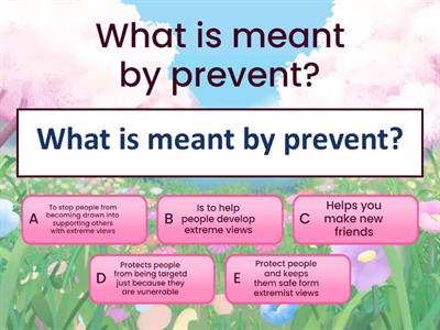 Prevent - Teaching resources