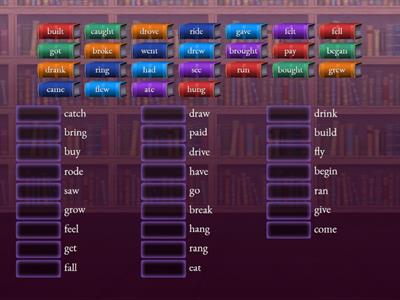 Irregular verbs - Учебные ресурсы