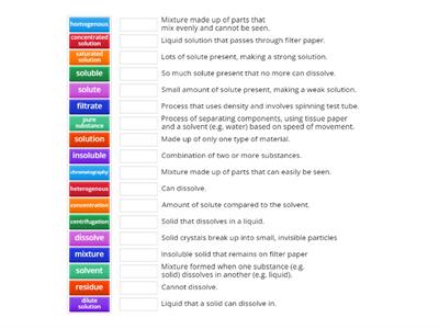 Science Mixtures - Teaching resources