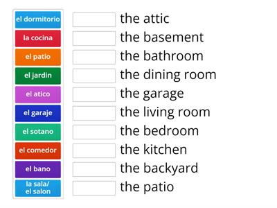 Las partes de la casa wordsearh - Teaching resources