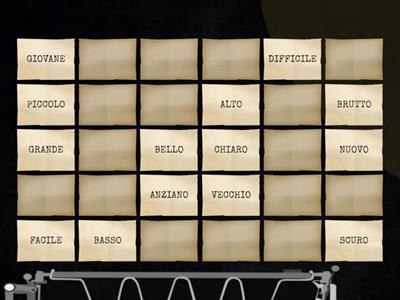 Memory degli opposti - Risorse didattiche