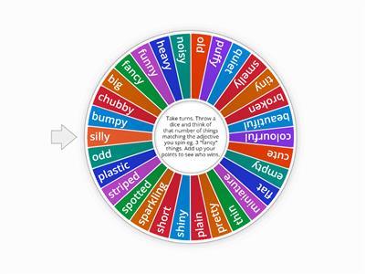 Adjective scavenger hunt - Teaching resources