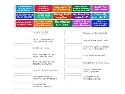 Speculation modals - Teaching resources
