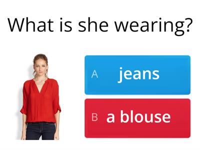 What is she wearing - Teaching resources