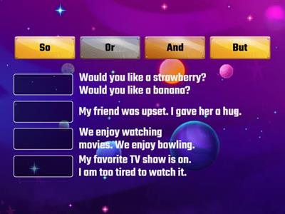 Coordinating conjunctions - Teaching resources