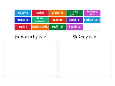 Jednoduchý a složený tvar sloves - Výukové zdroje