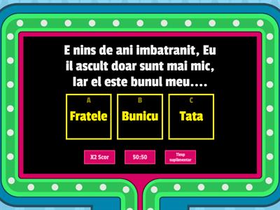 Ghicitori despre familie - Resurse didactice