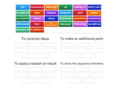 Sequence words - Recursos didácticos