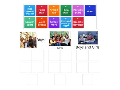 Puberty - Teaching resources