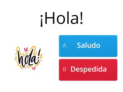 Saludos y despedidas - Recursos de ensino