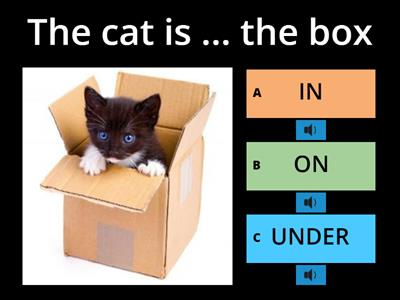 In on under by - Teaching resources