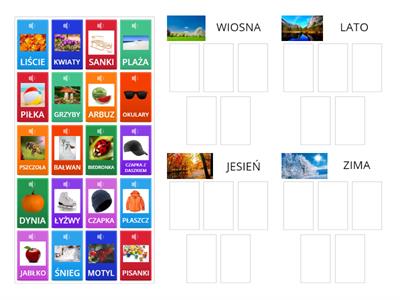 Pory roku - Materiały dydaktyczne