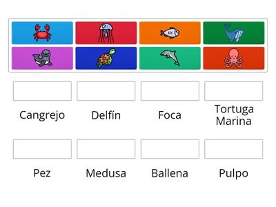 Animales marinos numeros - Recursos didácticos