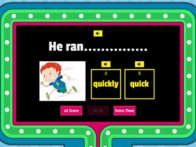 Adverb game - Teaching resources