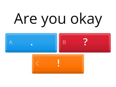 Punctuation Marks capitalisation full stop comma question mark ...