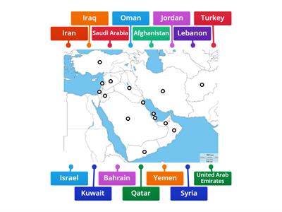 Southwest asia political features - Teaching resources