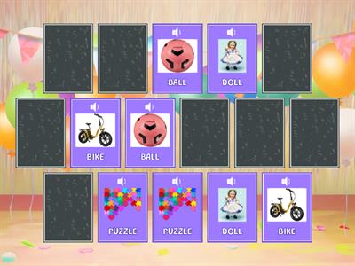 English Memory game - Recursos didácticos