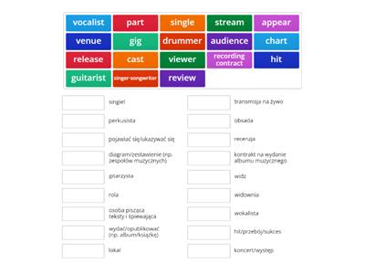 Matura focus 3 unit 7 vocabulary - Materiały dydaktyczne