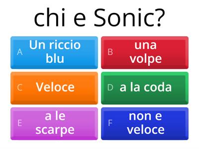 Sonic - Risorse didattiche