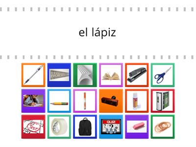 Las cosas de la clase - Teaching resources