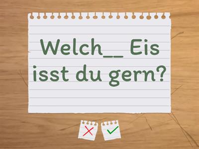 Welche welches welcher - Unterrichtsmaterialien