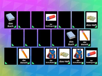 Schulsachen - Teaching resources