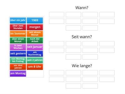 Seit seitdem - Unterrichtsmaterialien