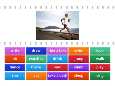 Action verbs - Teaching resources