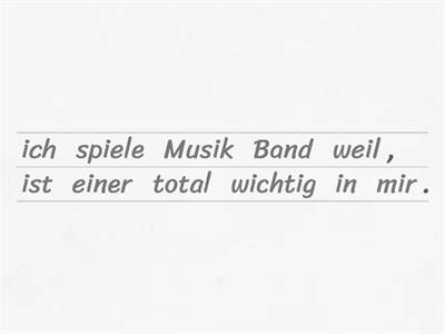 Weil word order - Teaching resources