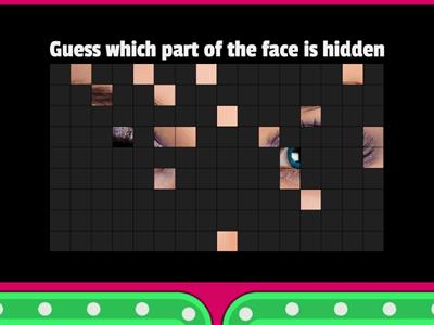 Face parts game - Recursos didácticos