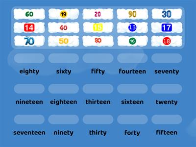 Numbers Ty teen - Teaching resources
