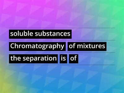 Chromatography - Teaching resources
