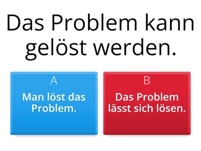 Passiversatzformen - Unterrichtsmaterialien