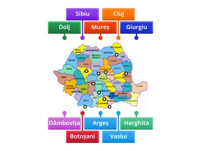 Județele romaniei - Resurse didactice